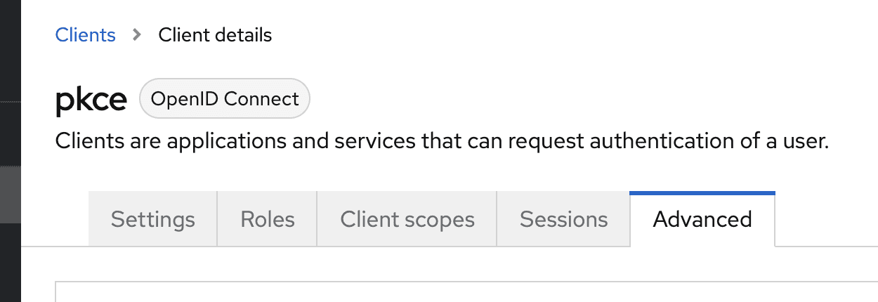 Keycloak: How To Create A PKCE Authorization Flow Client?