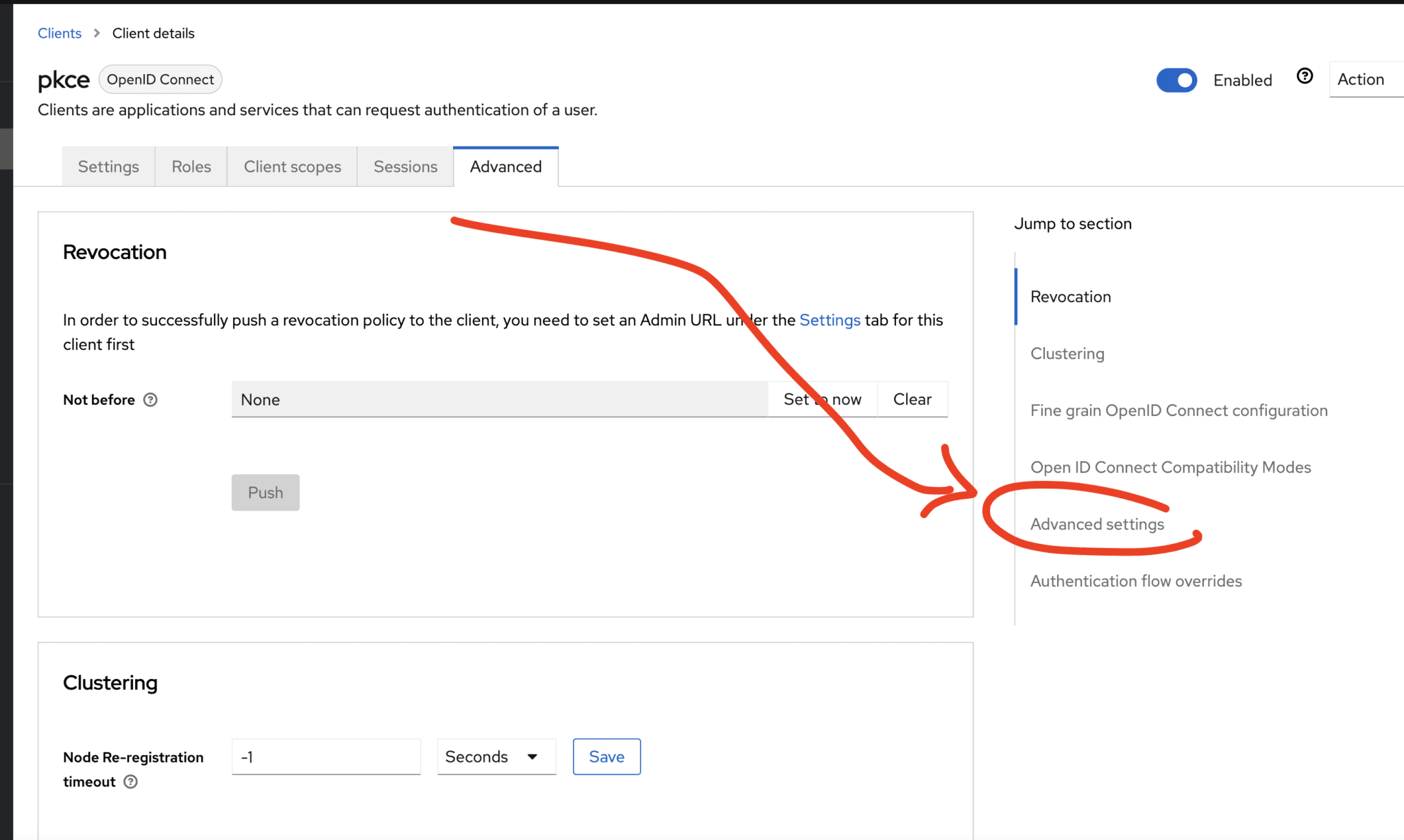 Keycloak: How To Create A PKCE Authorization Flow Client?