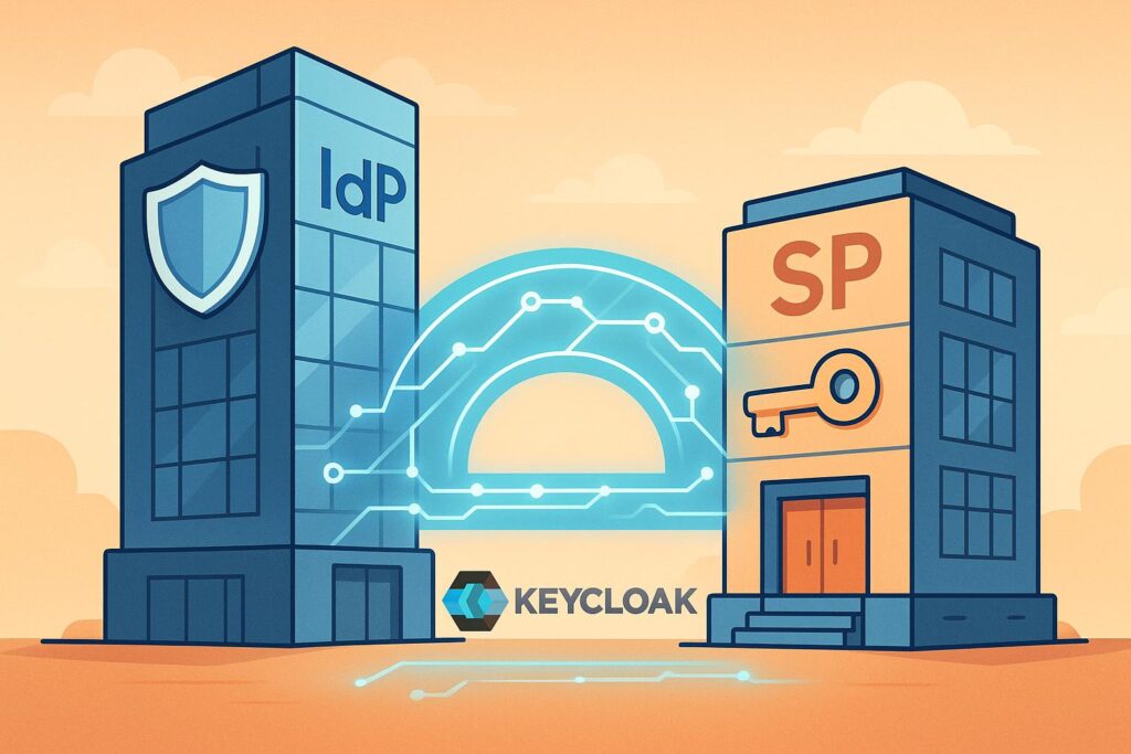 Difference between an SP and an IdP and how Keycloak do both