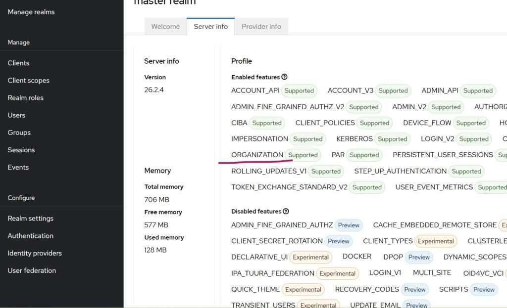 Multitenancy in Keycloak Using the Organizations Feature