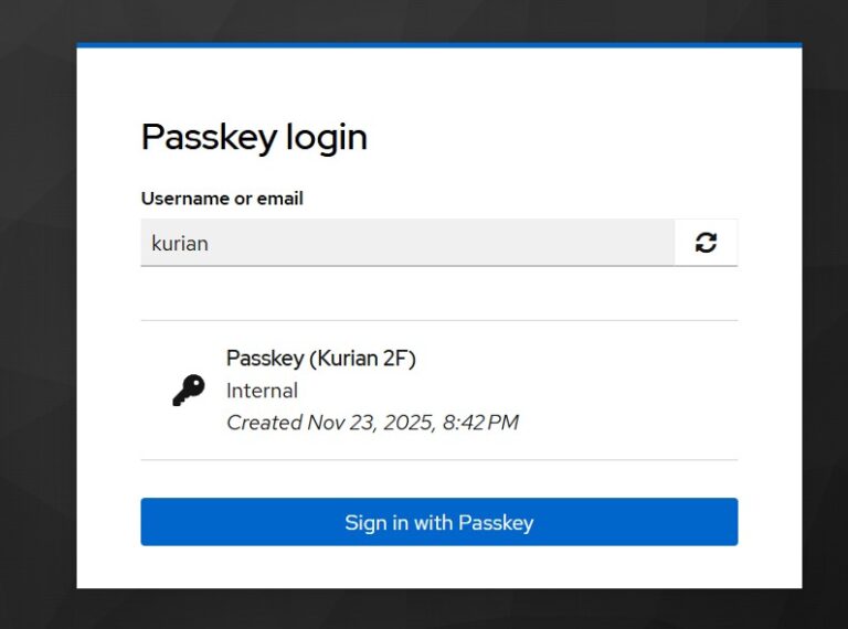Keycloak WebAuthn: Enabling Passkeys for 2FA