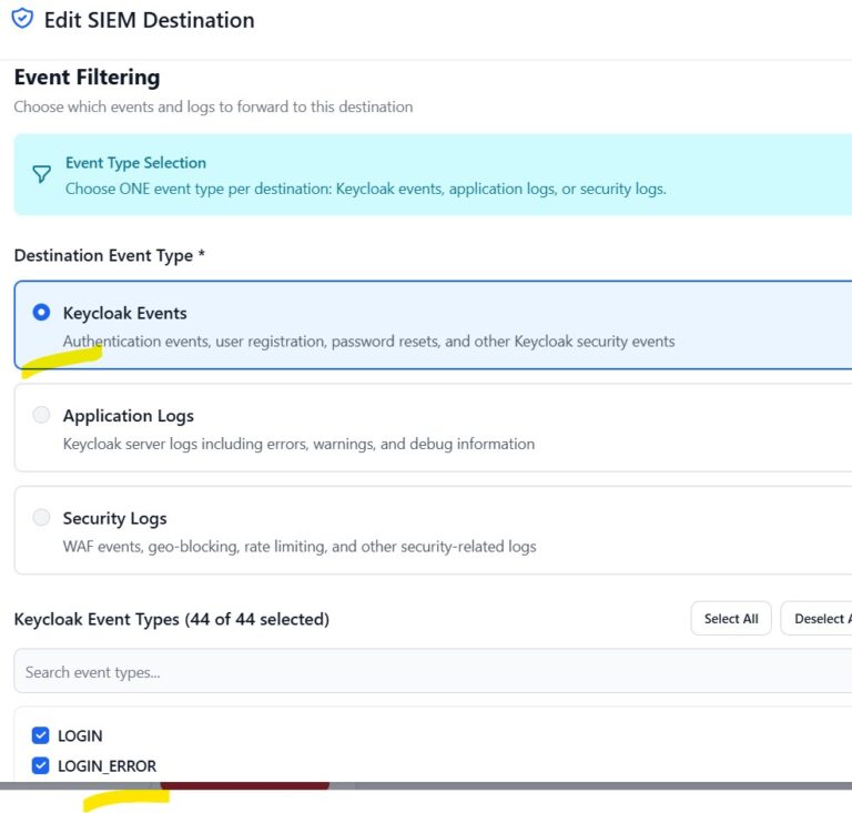 Forward Keycloak Events to SIEM via Skycloak HTTP Webhook
